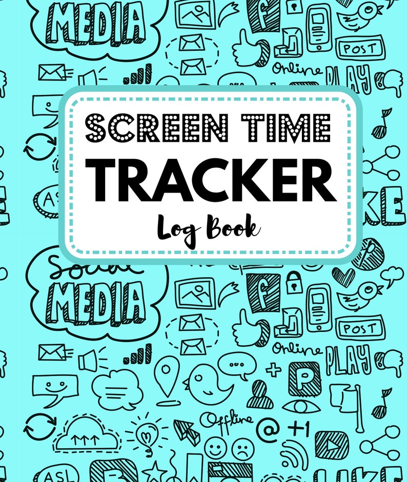Kids Screen Time Tracker, Log Book, Great for Digital Detox, Printable ...