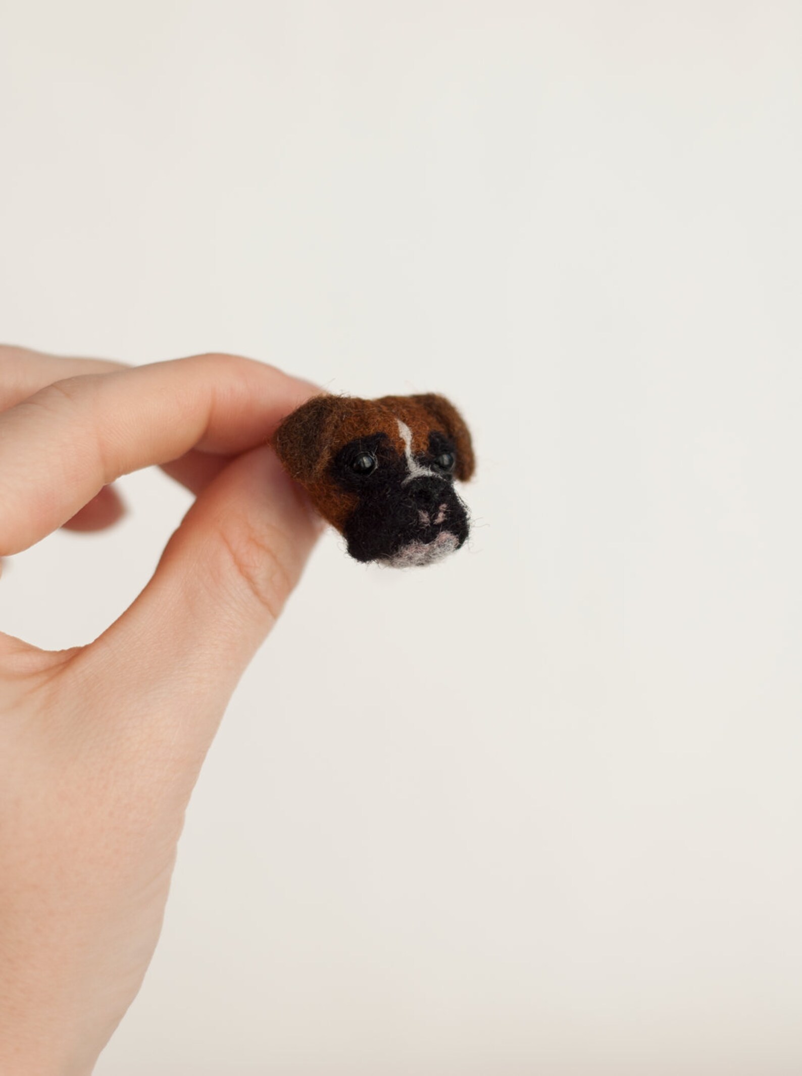 Boxer Dog Lapel Pin, Custom Dog Portrait, Personalized Pet Brooch, Pet ...