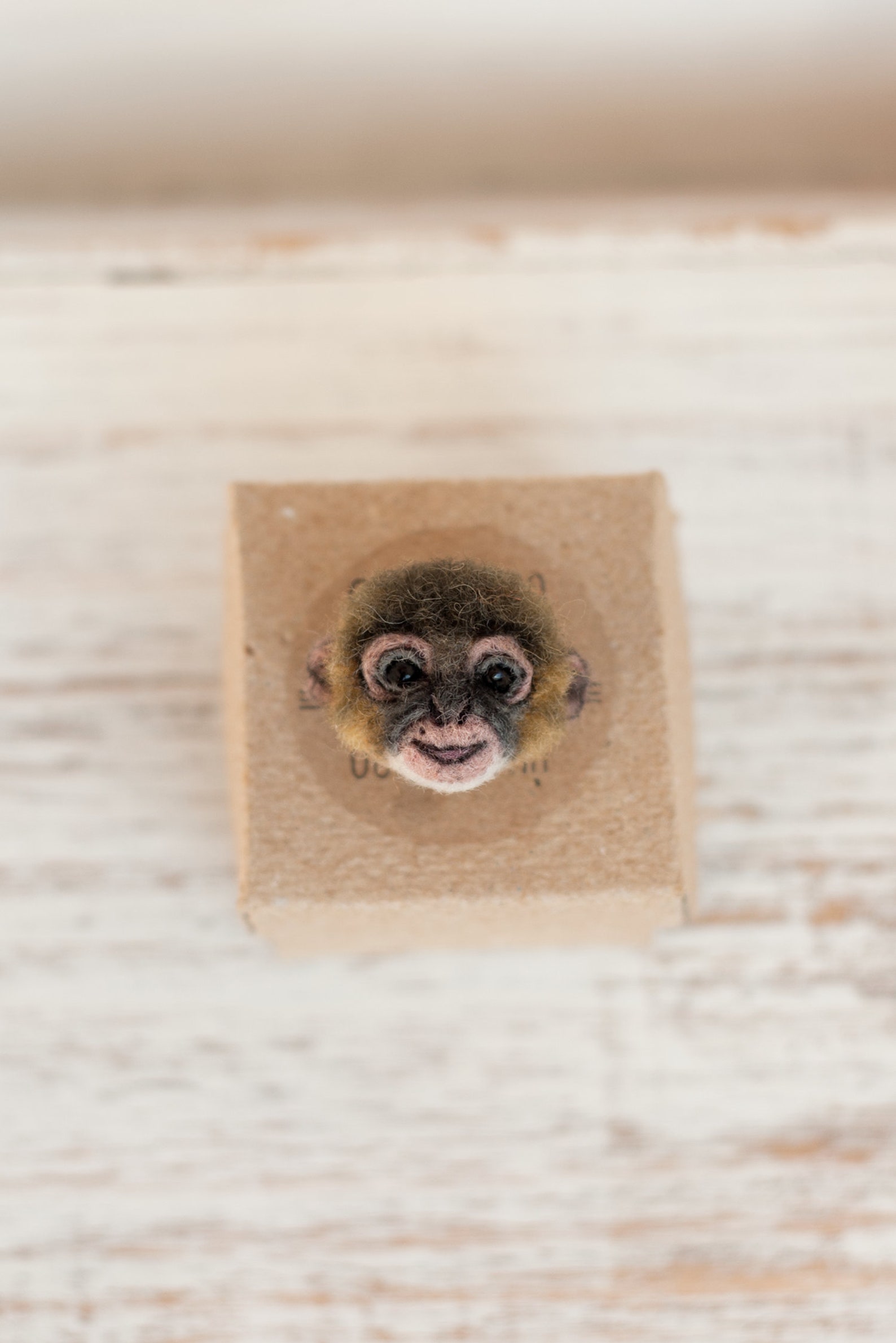 Cute Monkey Pin - Etsy