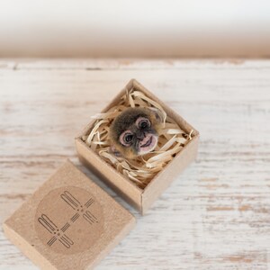 Cute Monkey Pin - Etsy