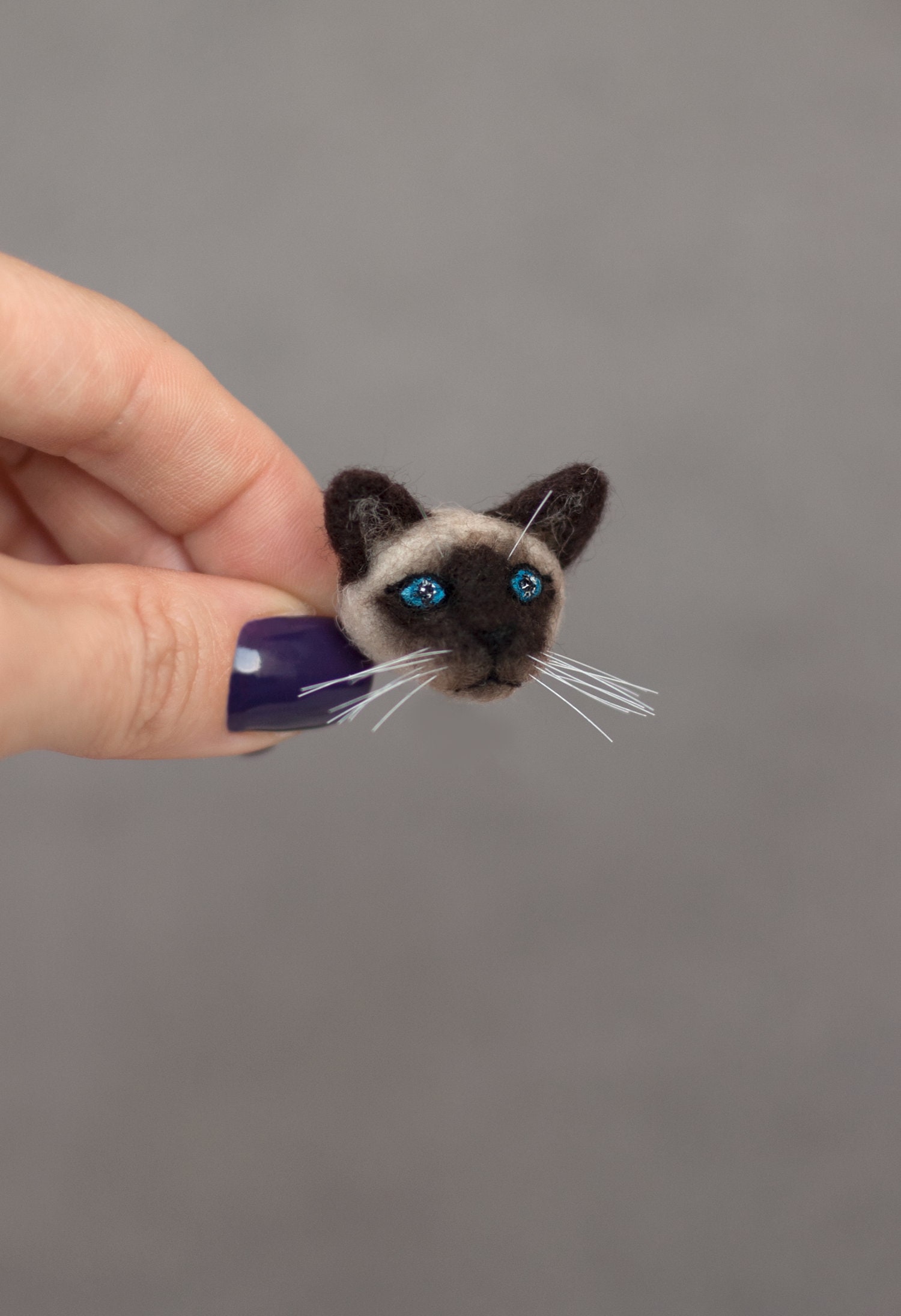 Siamese Cat Pin, Custom Cat Portrait Jewelry, Personalized Gift - Etsy