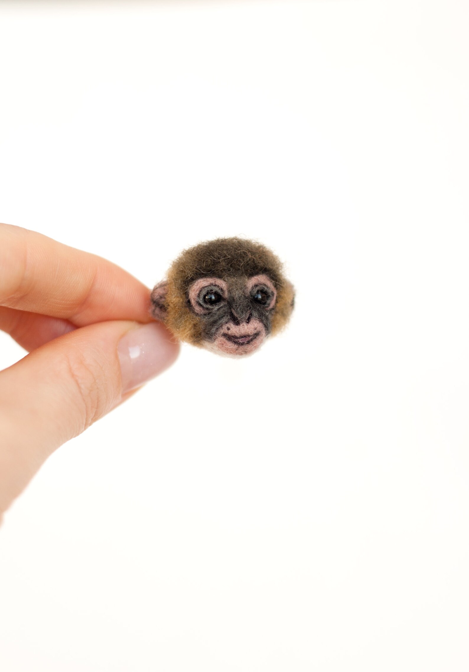 Cute Monkey Pin | Etsy