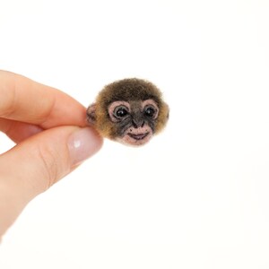 Cute Monkey Pin - Etsy