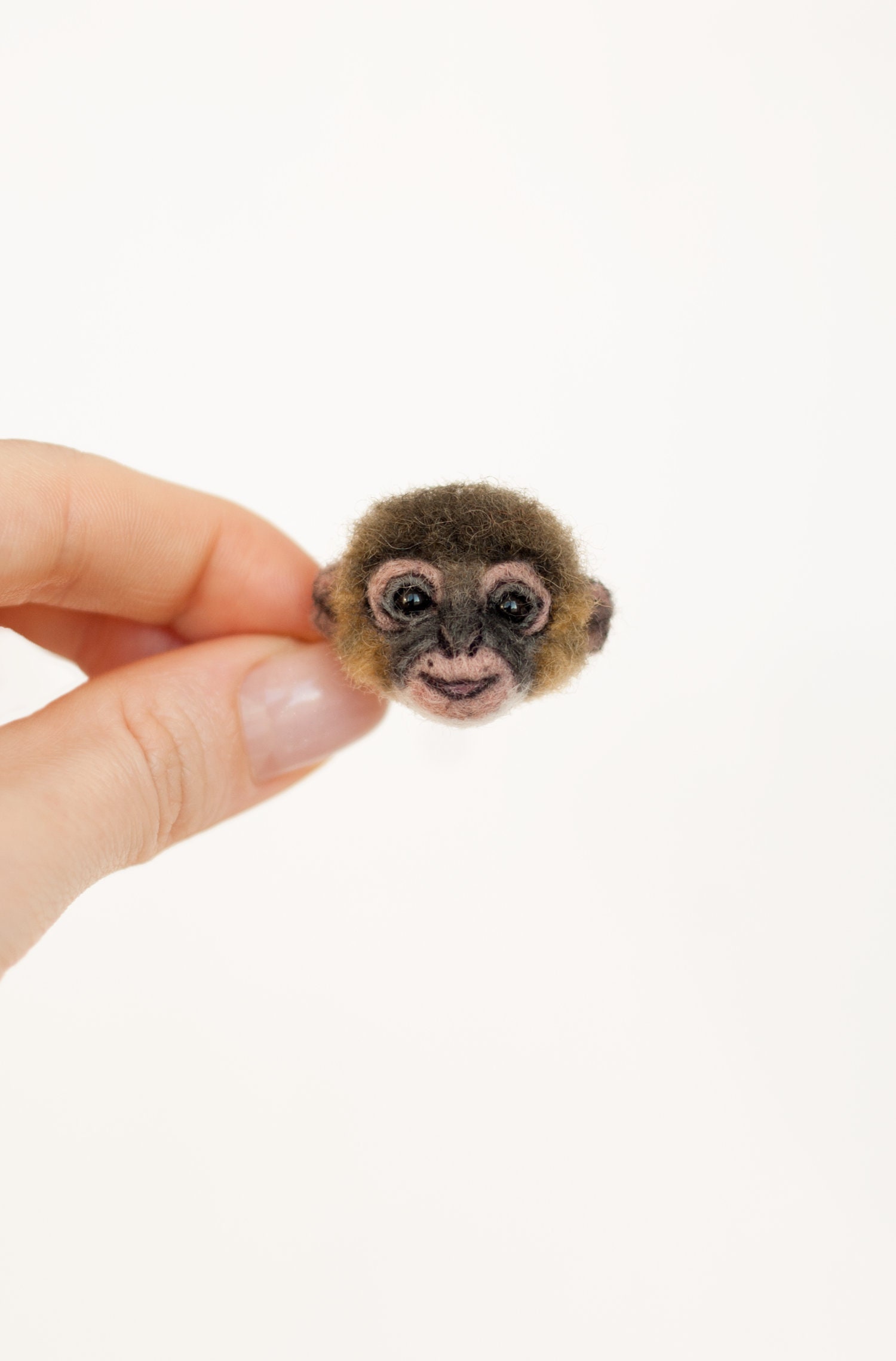 Cute Monkey Pin | Etsy