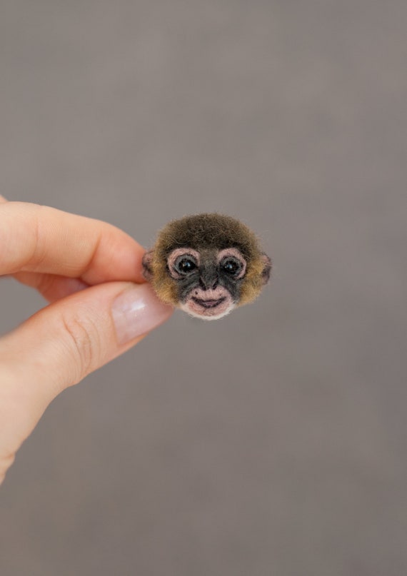 Cute Monkey Pin | Etsy