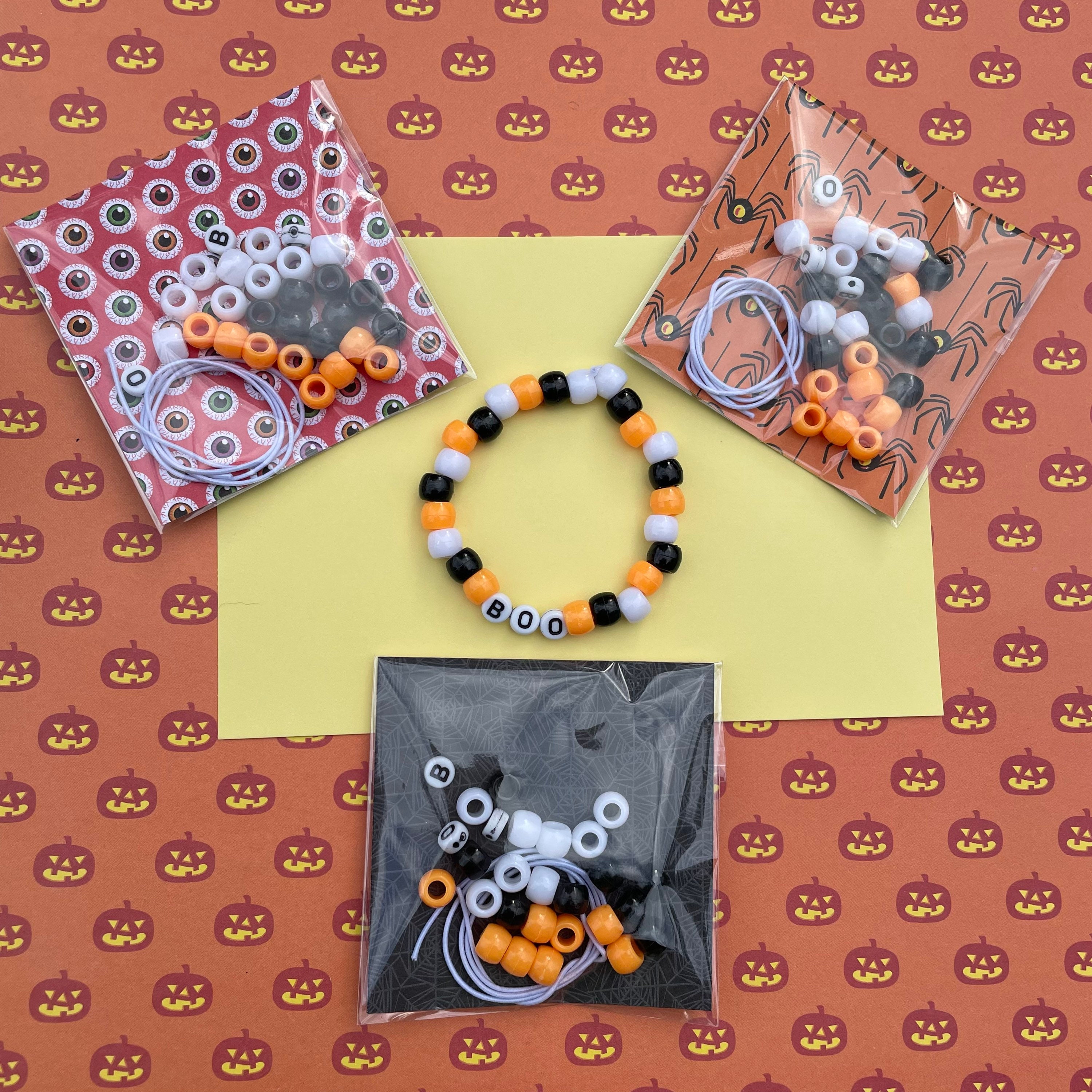 Individually Wrapped DIY Halloween Bracelet - Halloween Classroom Gift ...