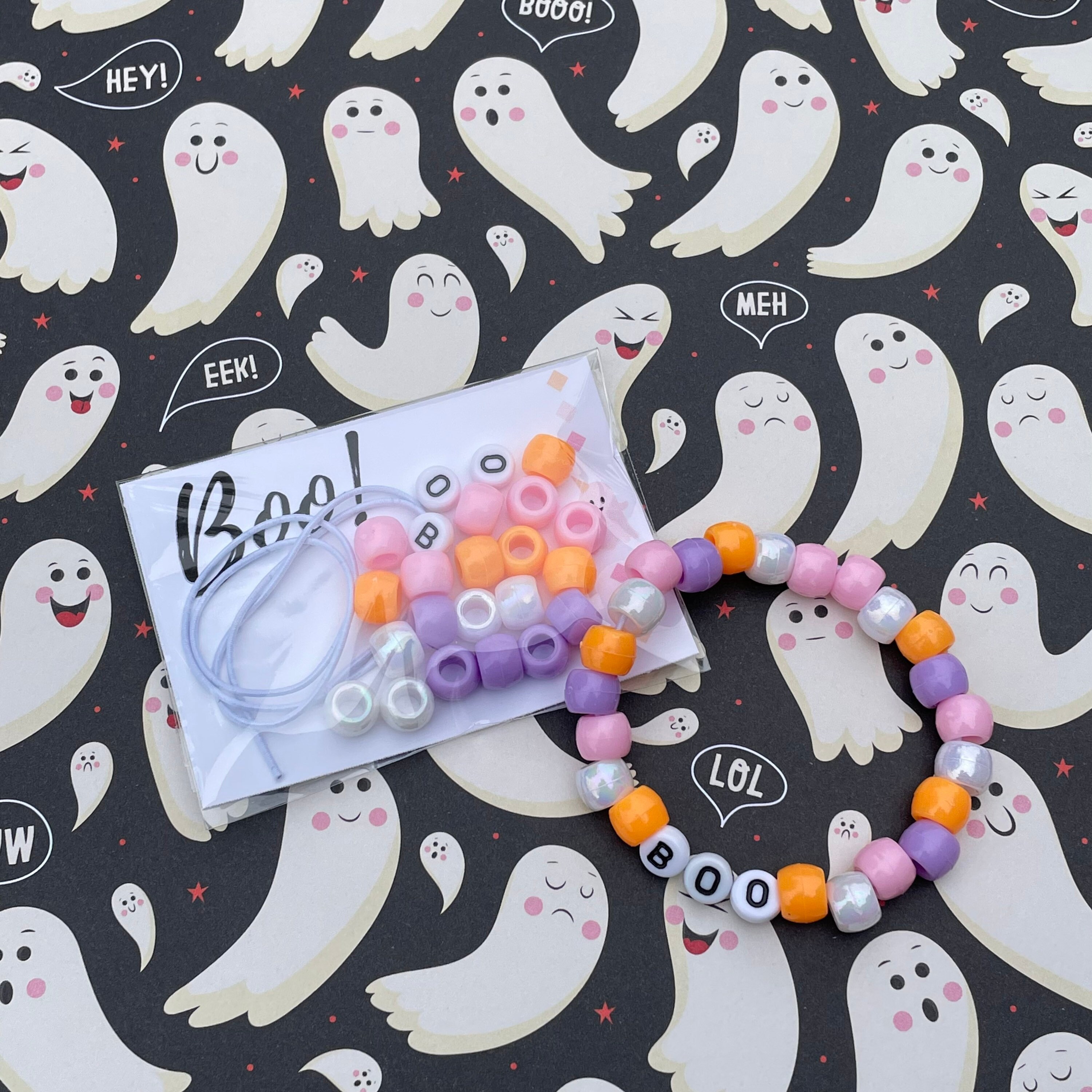 Individually Wrapped DIY Halloween Bracelet - Halloween Classroom Gift ...