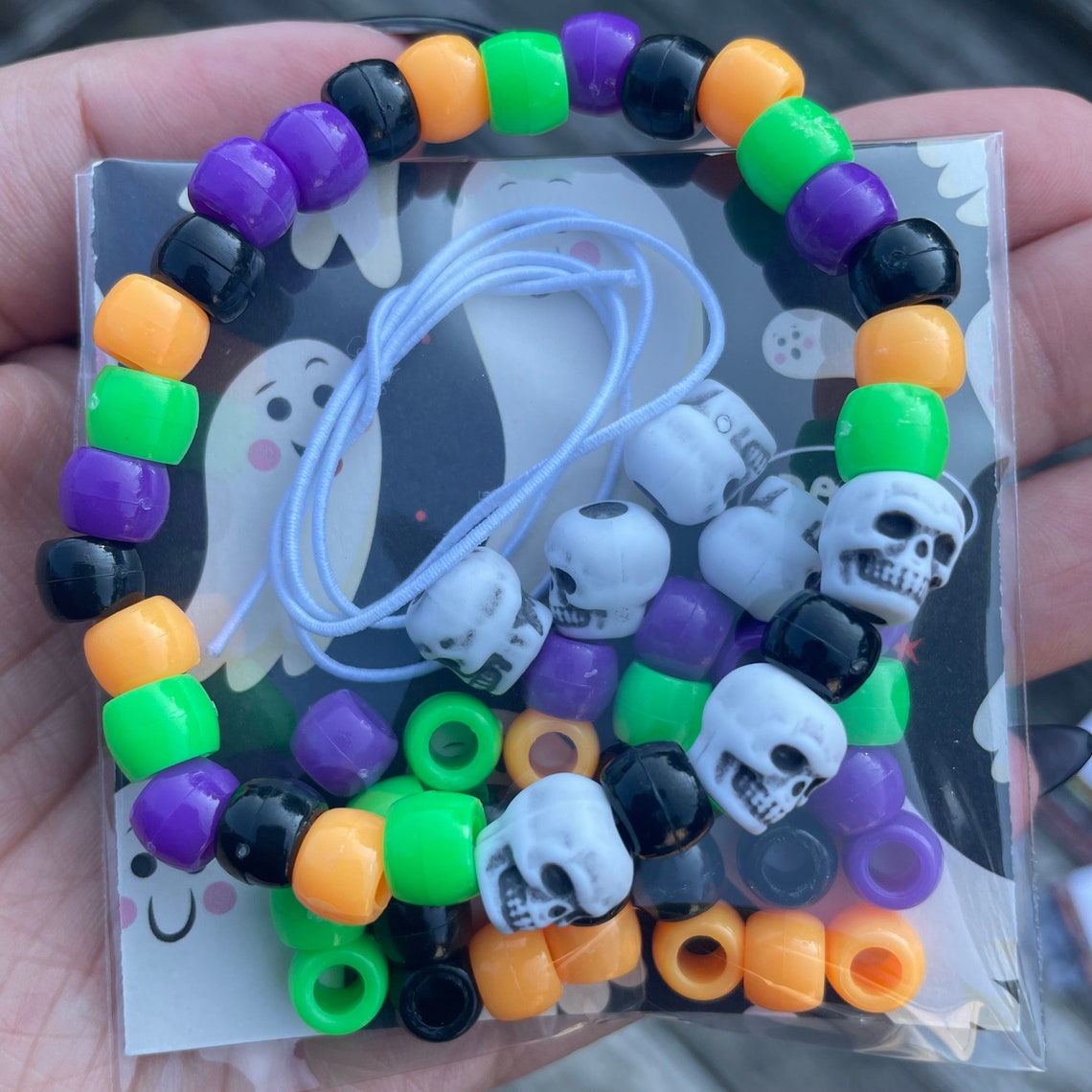 Individually Wrapped DIY Halloween Bracelet Craft Kit for - Etsy