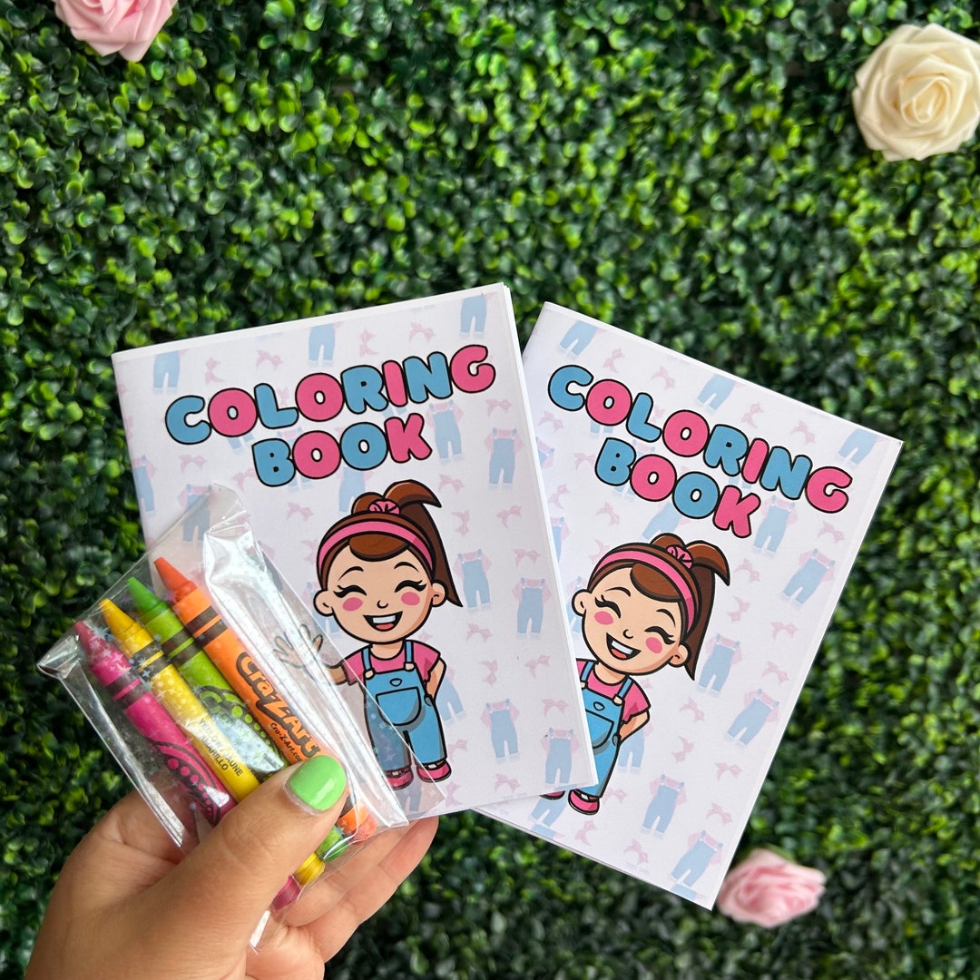 Ms Rachel Coloring Book With Crayons - Set of 8 Pages - Party Favors ...