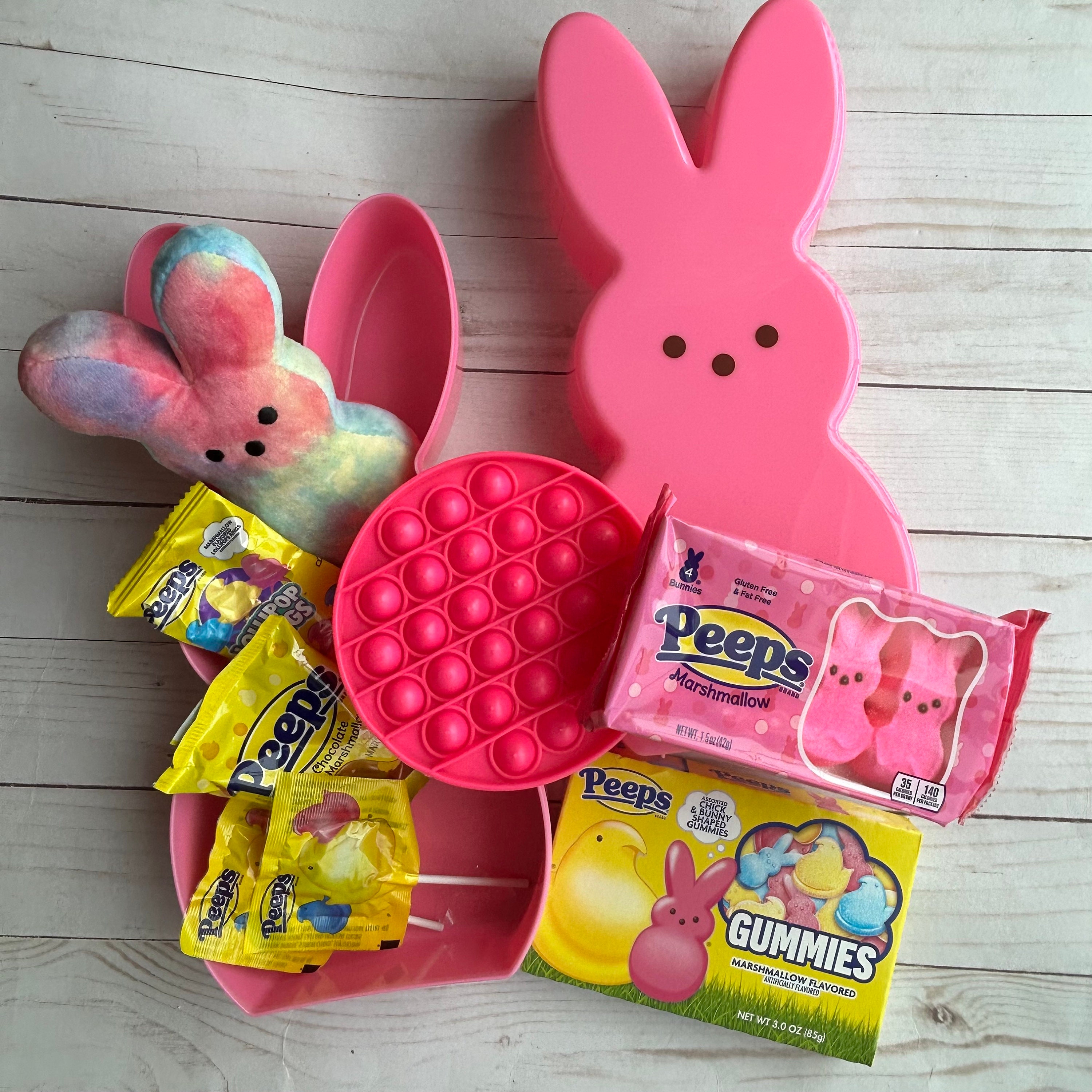 Prefilled Easter Basket - Peeps Themed Easter Basket - Peeps Easter ...