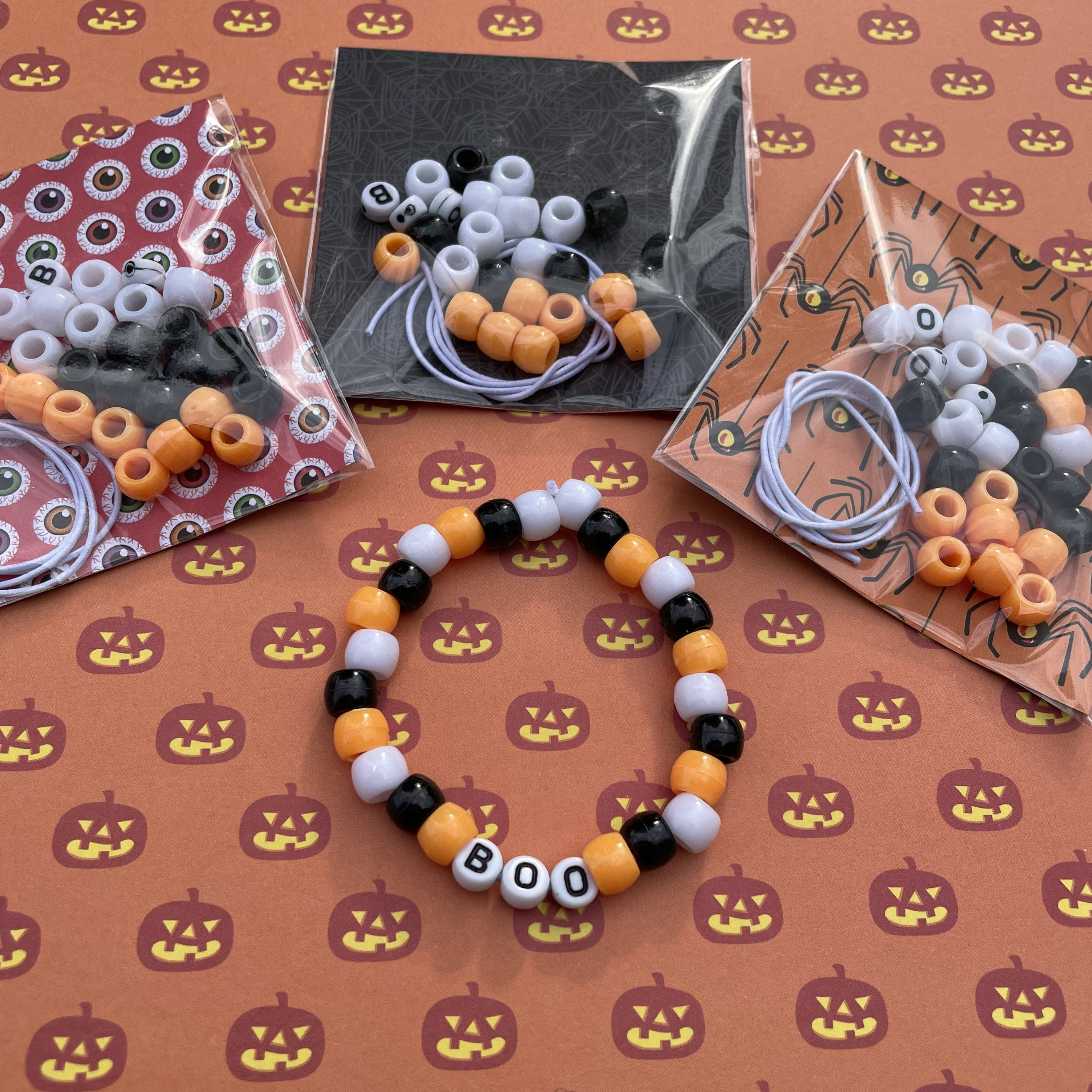 Individually Wrapped DIY Halloween Bracelet - Halloween Classroom Gift ...