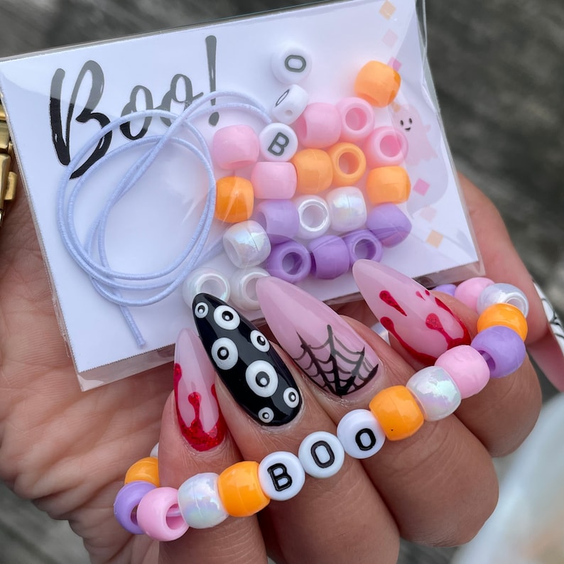 Individually Wrapped DIY Halloween Bracelet Craft Kit for - Etsy