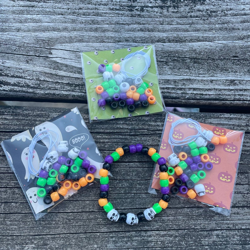 Individually Wrapped DIY Halloween Bracelet - Craft Kit for Kids ...