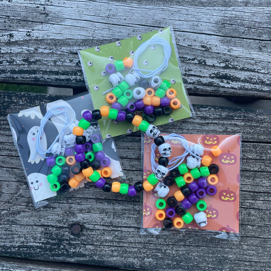 Individually Wrapped DIY Halloween Bracelet Craft Kit for - Etsy