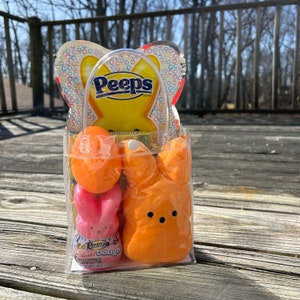 Prefilled Easter Basket - Colorful Peeps Easter Basket - Sweet Treats ...