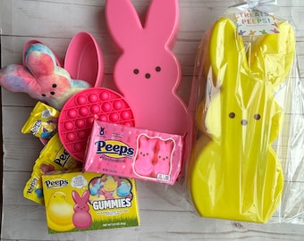 Peeps Themed Easter Gift Basket - Etsy