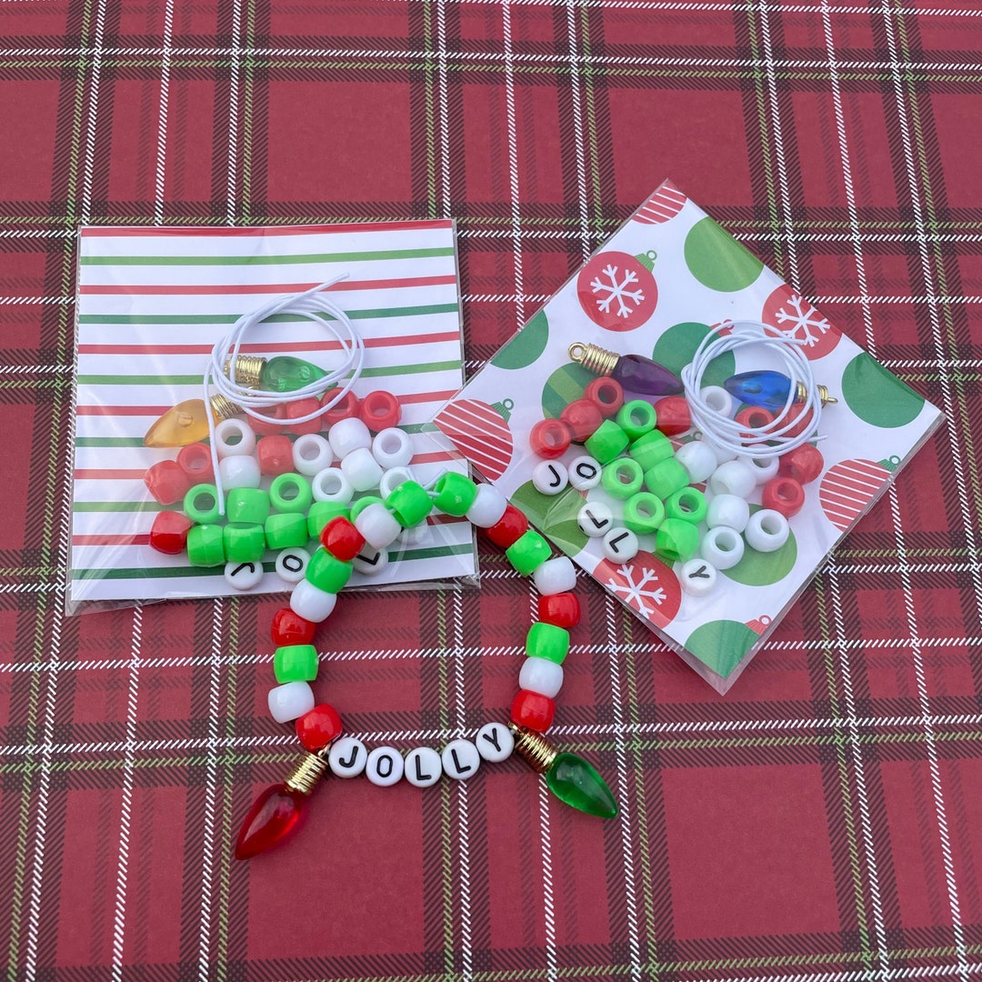 Individually Wrapped DIY Christmas Bracelet - Christmas Classroom Gift ...