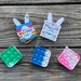 ASSORTED Easter Pop It Fidget Toy Keychain Kids Activity Popper Fidget ...