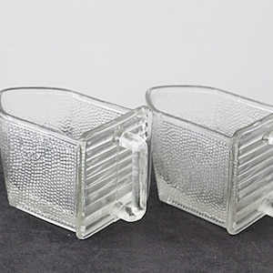 2 Container Boxes, Drawers, Pressed Glass, Heye Schauenstein, Storage ...