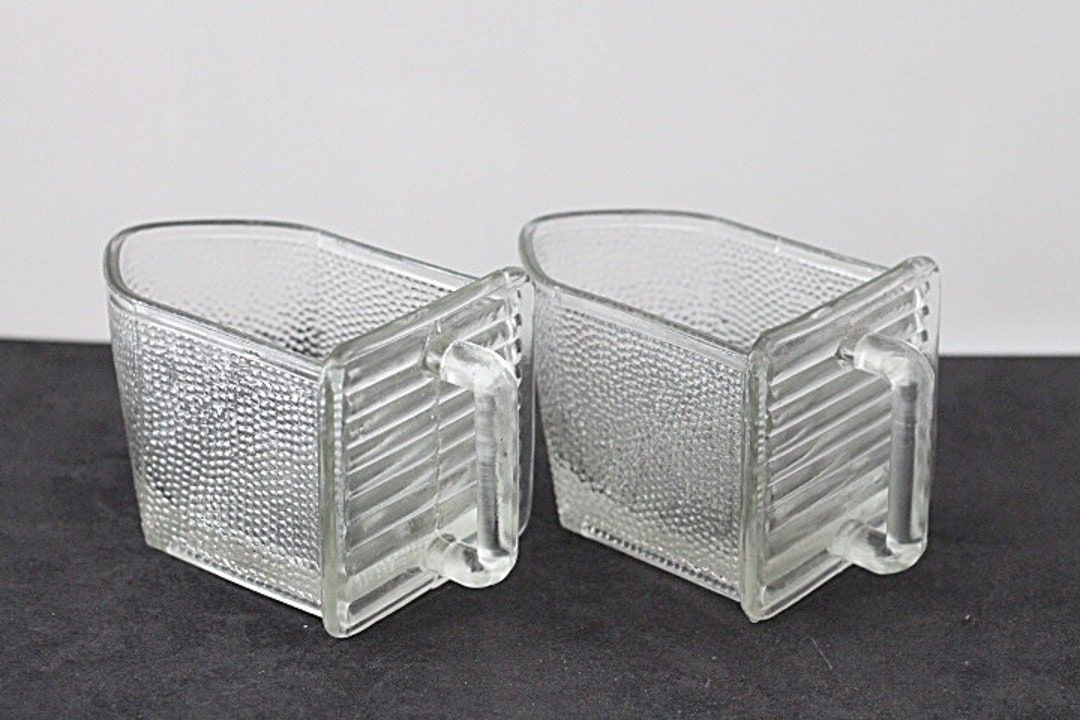 2 Container Boxes, Drawers, Pressed Glass, Heye Schauenstein, Storage ...