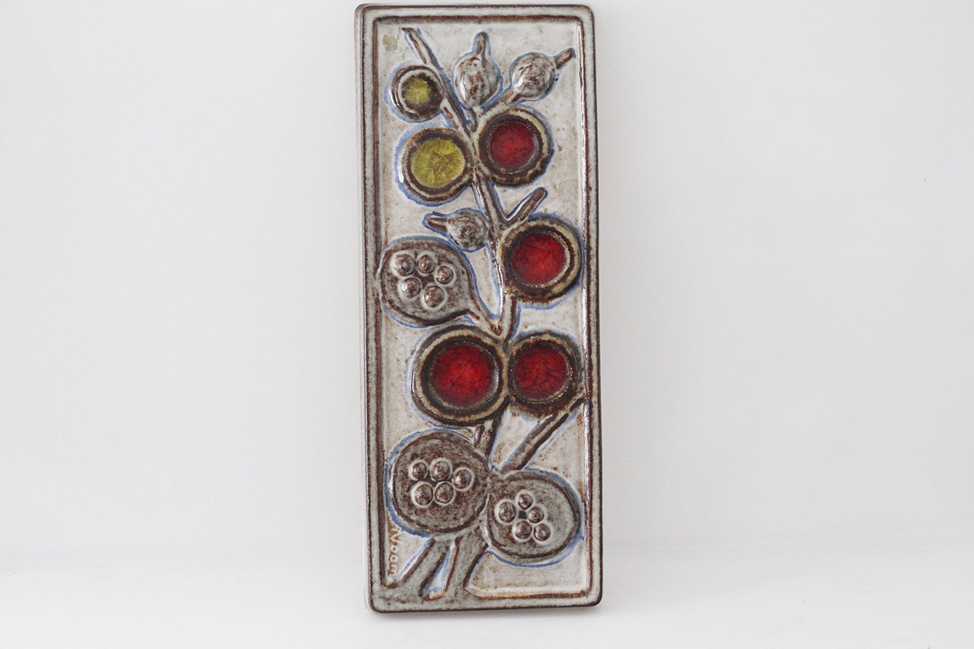 Soholm: Large Ceramic Tile, Noomi Backhausen, No. 3558 Denmark, Danish ...