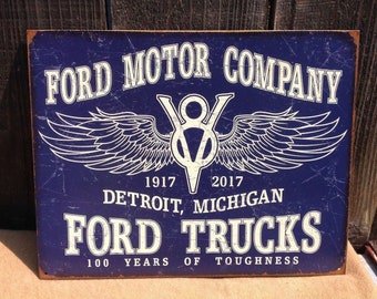 Ford Motor Company Detroit Michigan Sign - Etsy