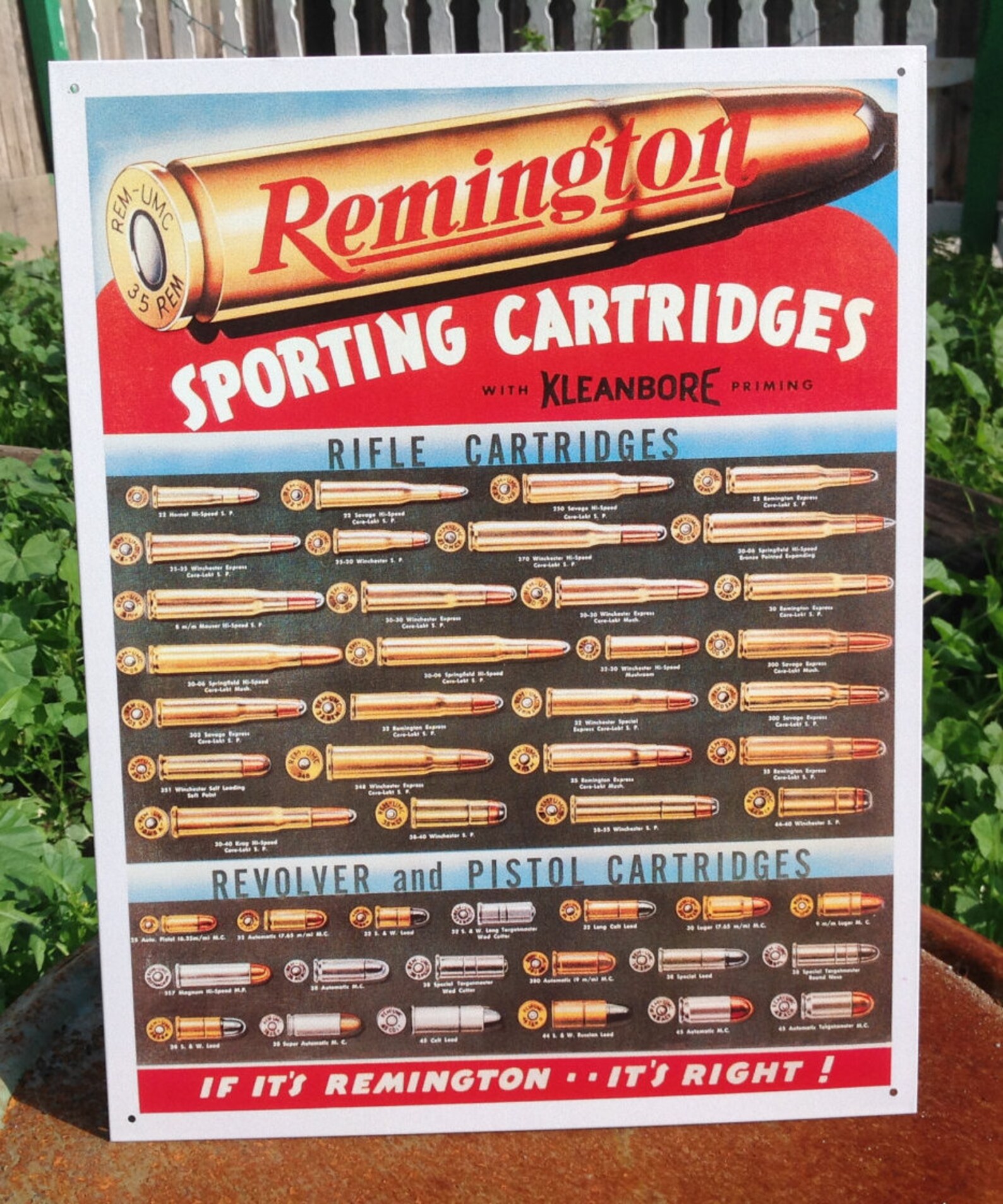 Remington Sign Remington Guns Sporting Cartridges Board - Etsy UK