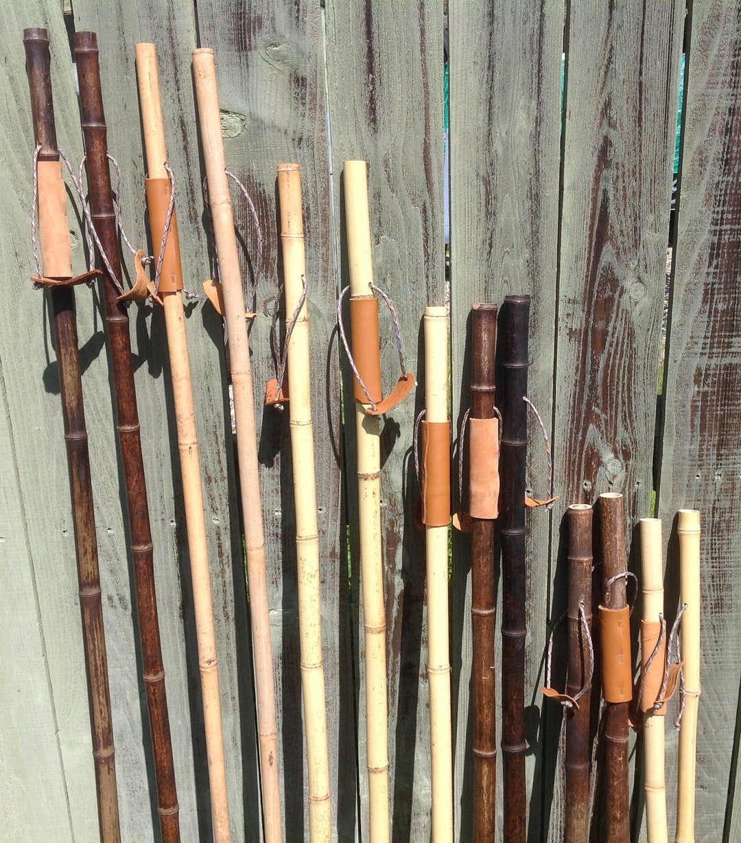 Bamboo Walking Stick - Wood Hiking Staff - Etsy