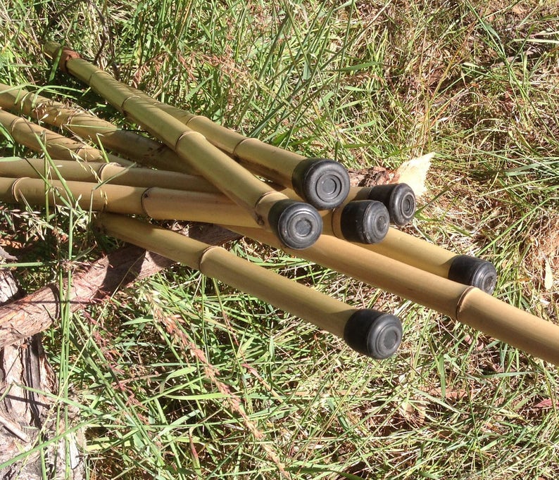 Vintage 100% Bamboo Wood Walking Stick Hiking Stick Walking - Etsy India