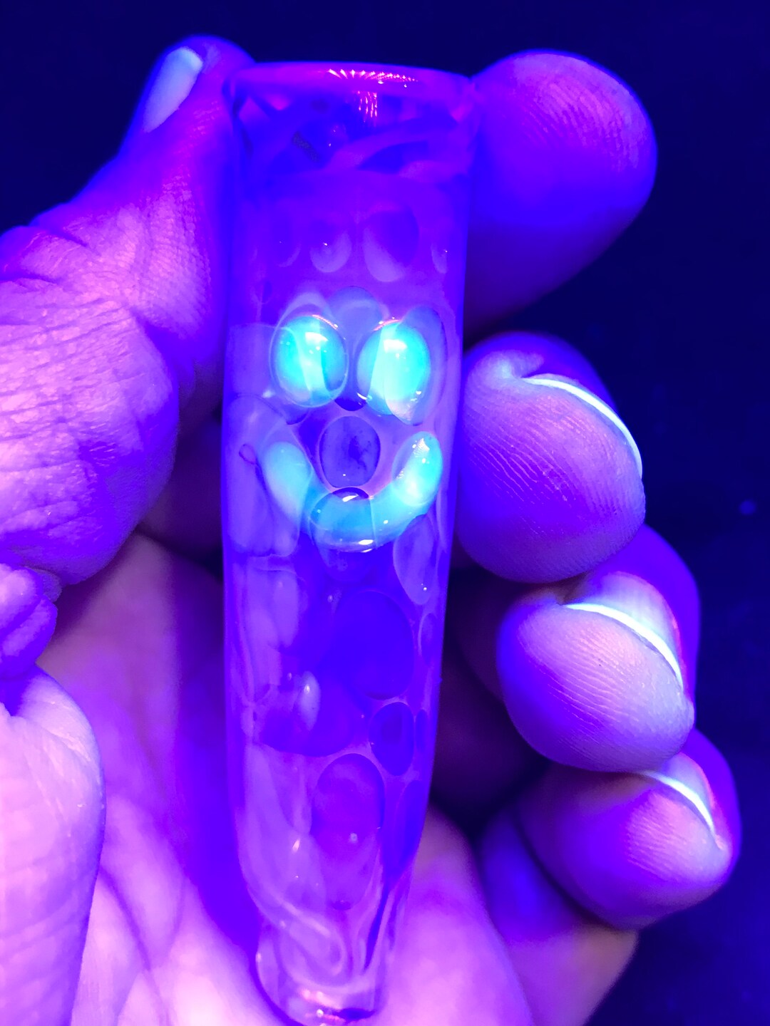 Double UV Smiley Faces albert Hoffman Cigar Tip Silver Fumed - Etsy