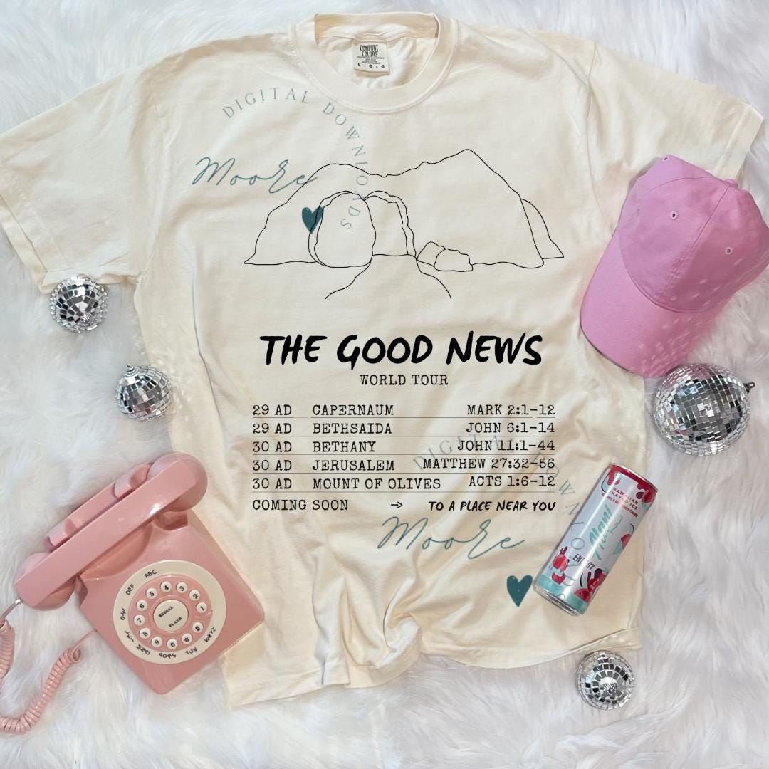The Good News World Tour, PNG, Digital Download - Etsy