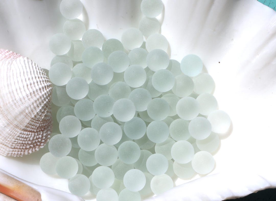 35 Pcs Frost Color Sea Glass Marbles, Balls 11.5 Mm, Tumbled - Etsy UK