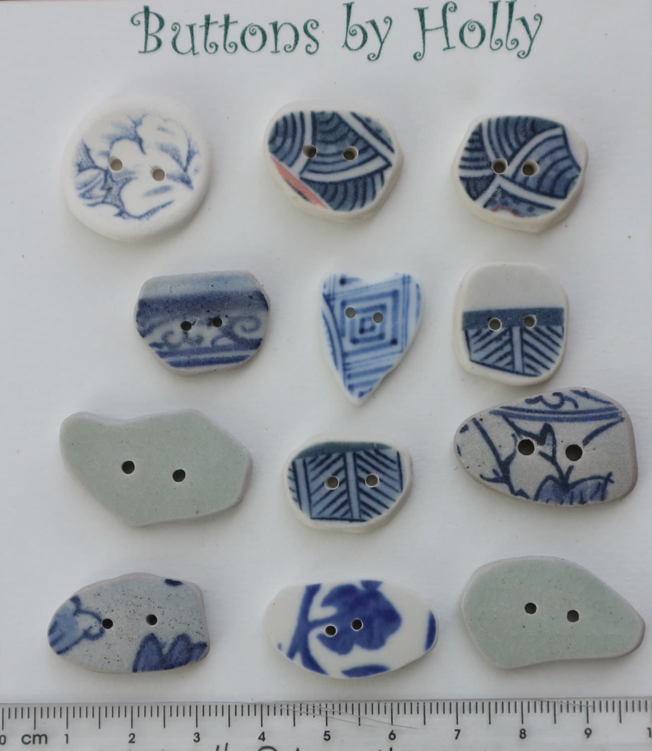 Set of 12 Mixed Random Shapes Sizes Material Tumbled Sea - Etsy