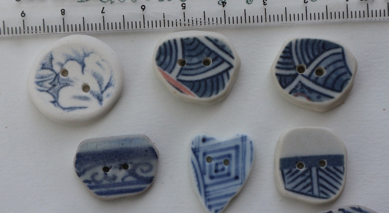 Set of 12 Mixed Random Shapes Sizes Material Tumbled Sea - Etsy