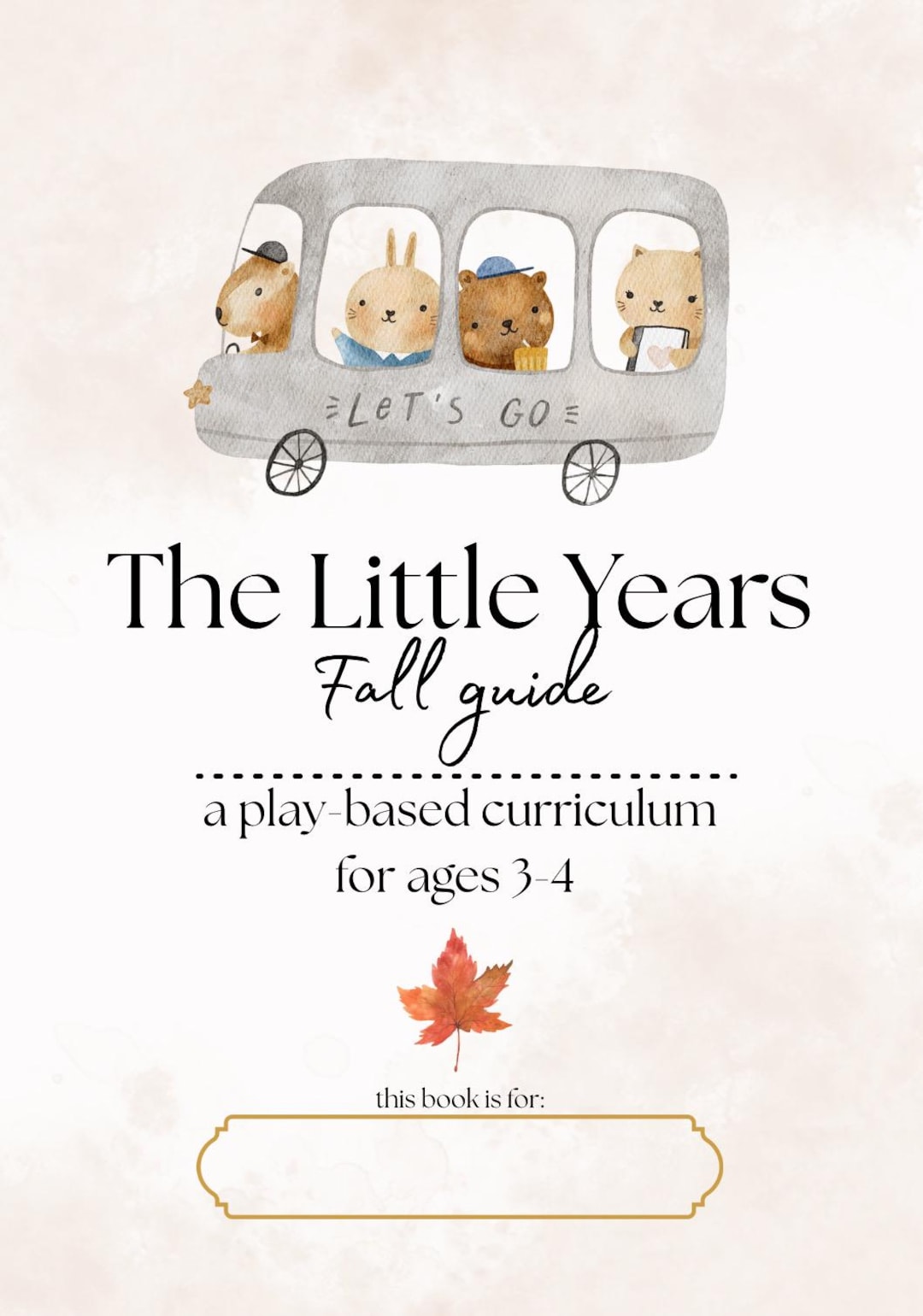 Fall Preschool Curriculum: Waldorf-inspired Play-based Learning Guide ...