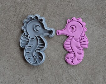 Shell Spiral Cookie Cutter and Stamp Under the Sea Cookie - Etsy