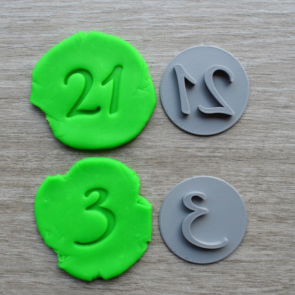 Fondant Number - Etsy