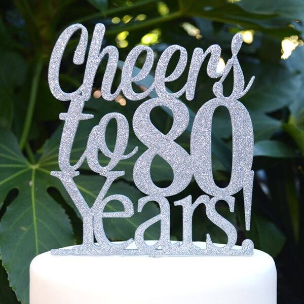 Number Cake Topper - Etsy
