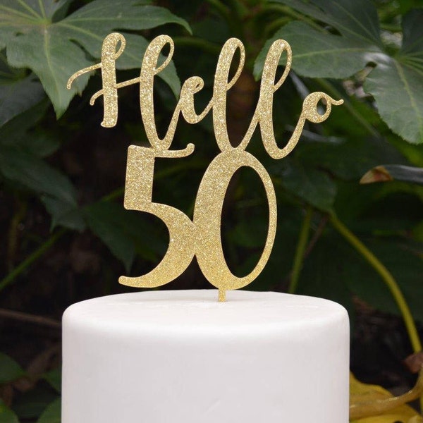 Hello 50 - Etsy