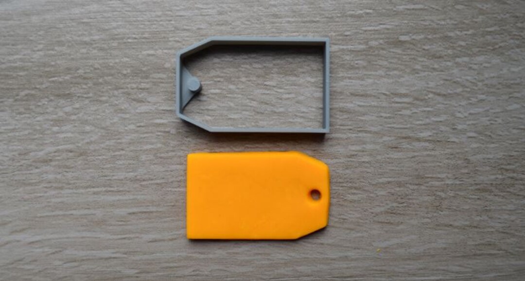 Label or Gift Tag Cookie Cutter Fondant Cutter - Etsy