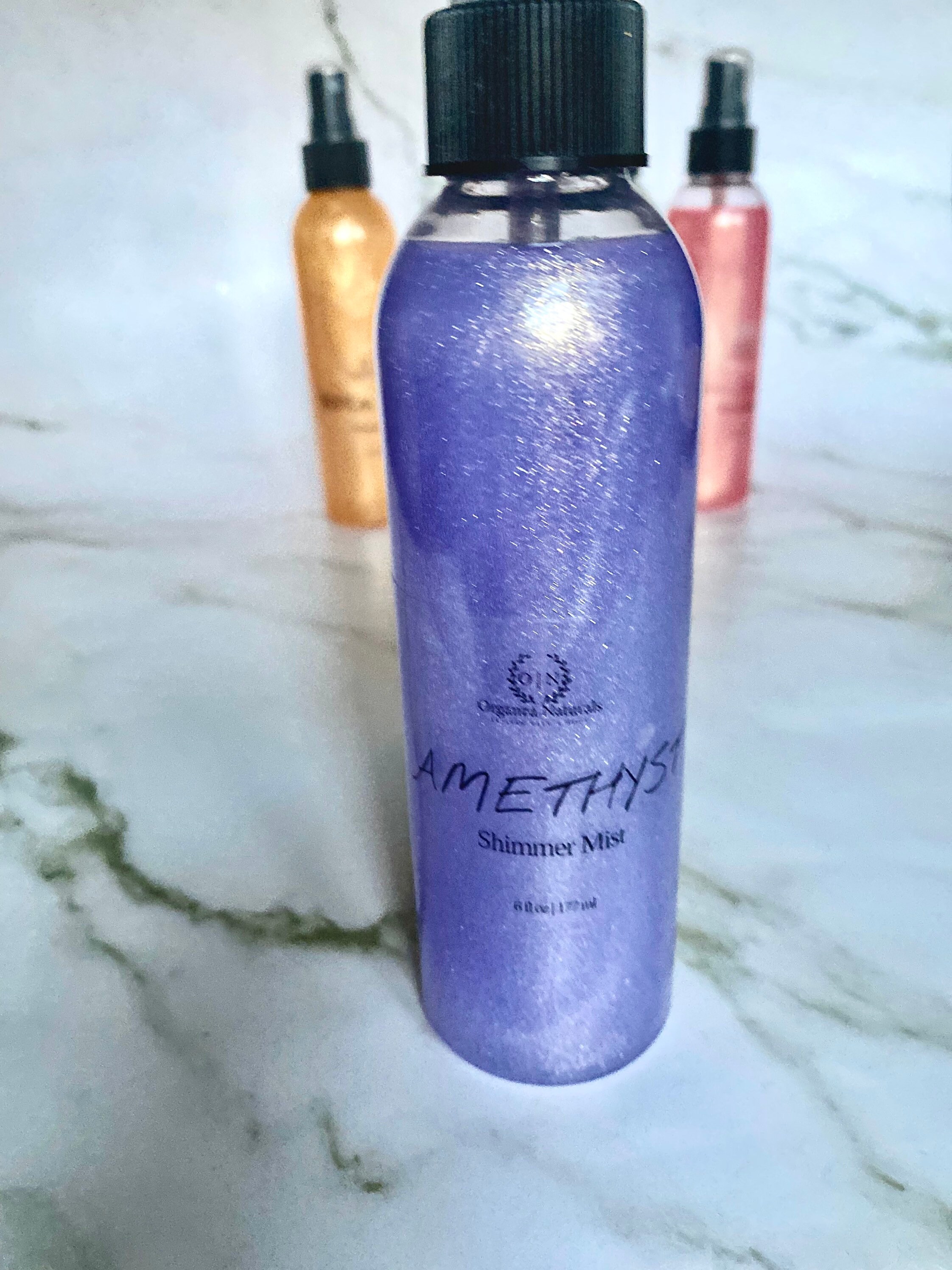 Amethyst Body Shimmer Mist, Sparkly Body and Hair Mist, Handmade Body ...
