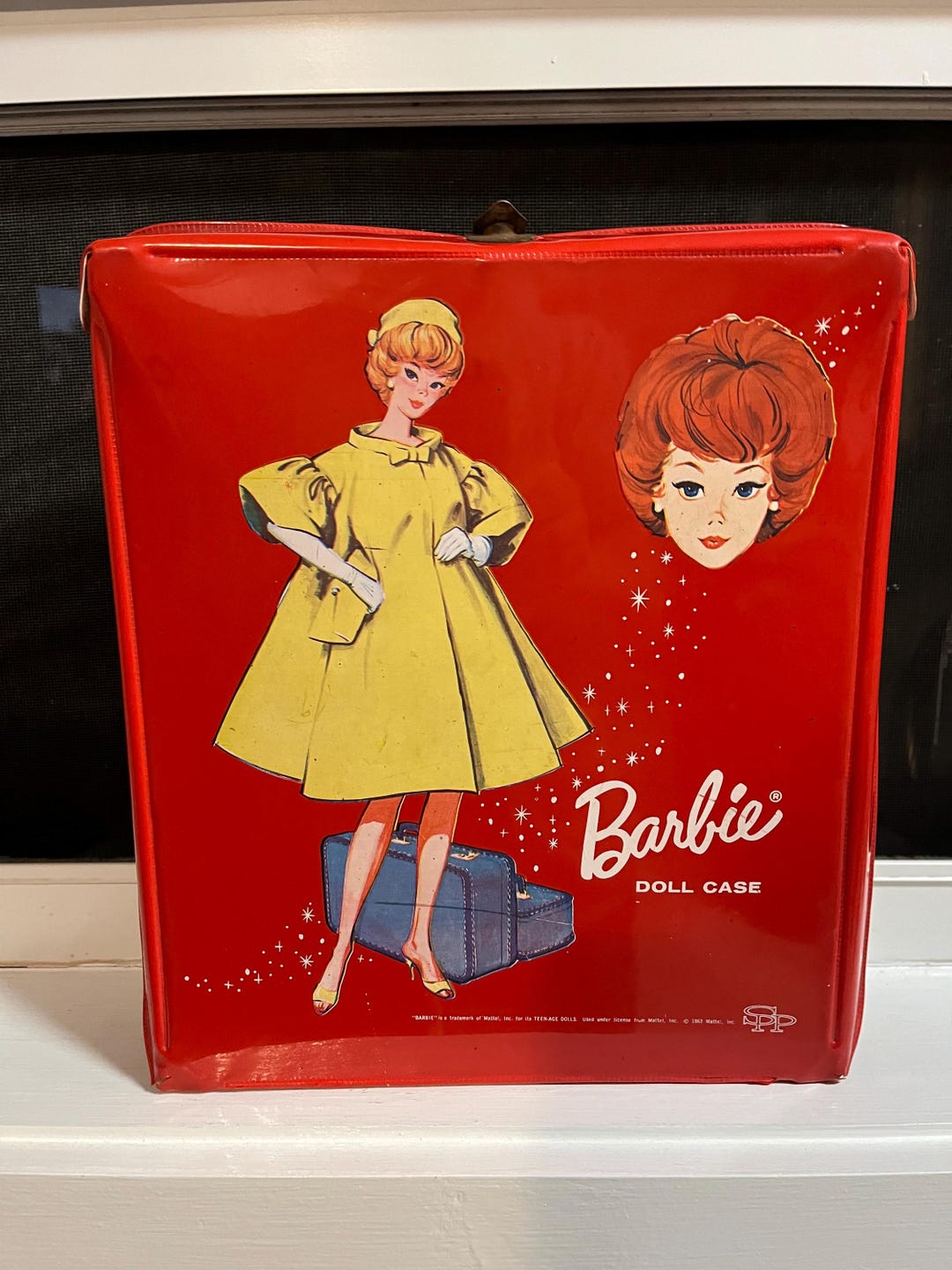 Vintage Barbie Doll Red Carrying Case Bubble Doll Image 1963 Mattel - Etsy