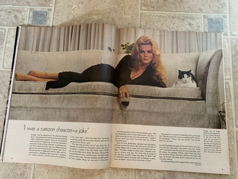Life Magazine August 6 1971 Ann Margret Sex Kitten General Etsy