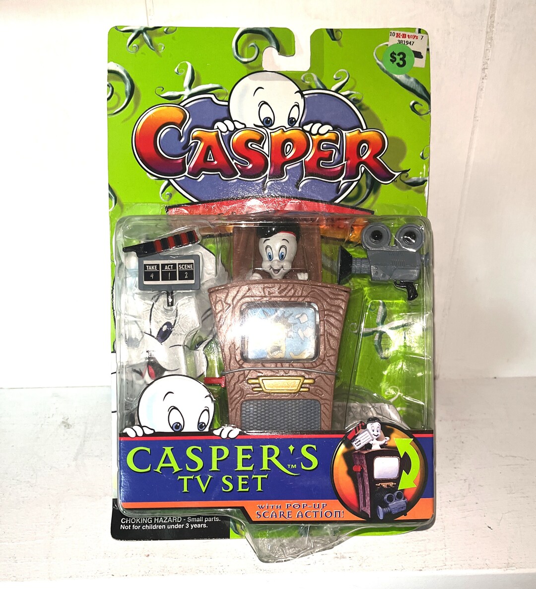 Casper Hide & Seek Friends Trendmasters 1997 Casper's TV Set Action ...