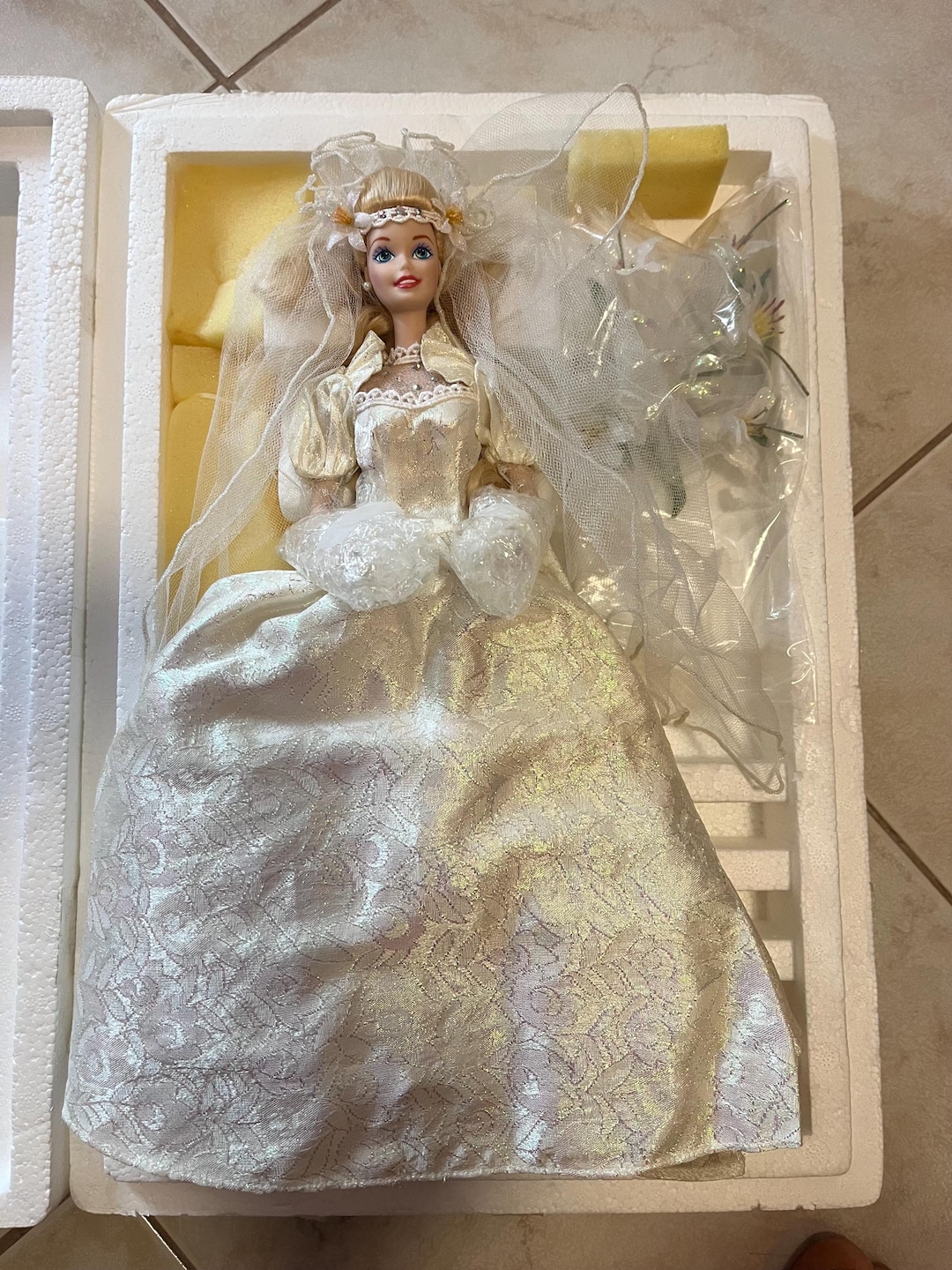 Star Lily Bride Porcelain Barbie 12953 Limited Edition # 03174 First in ...