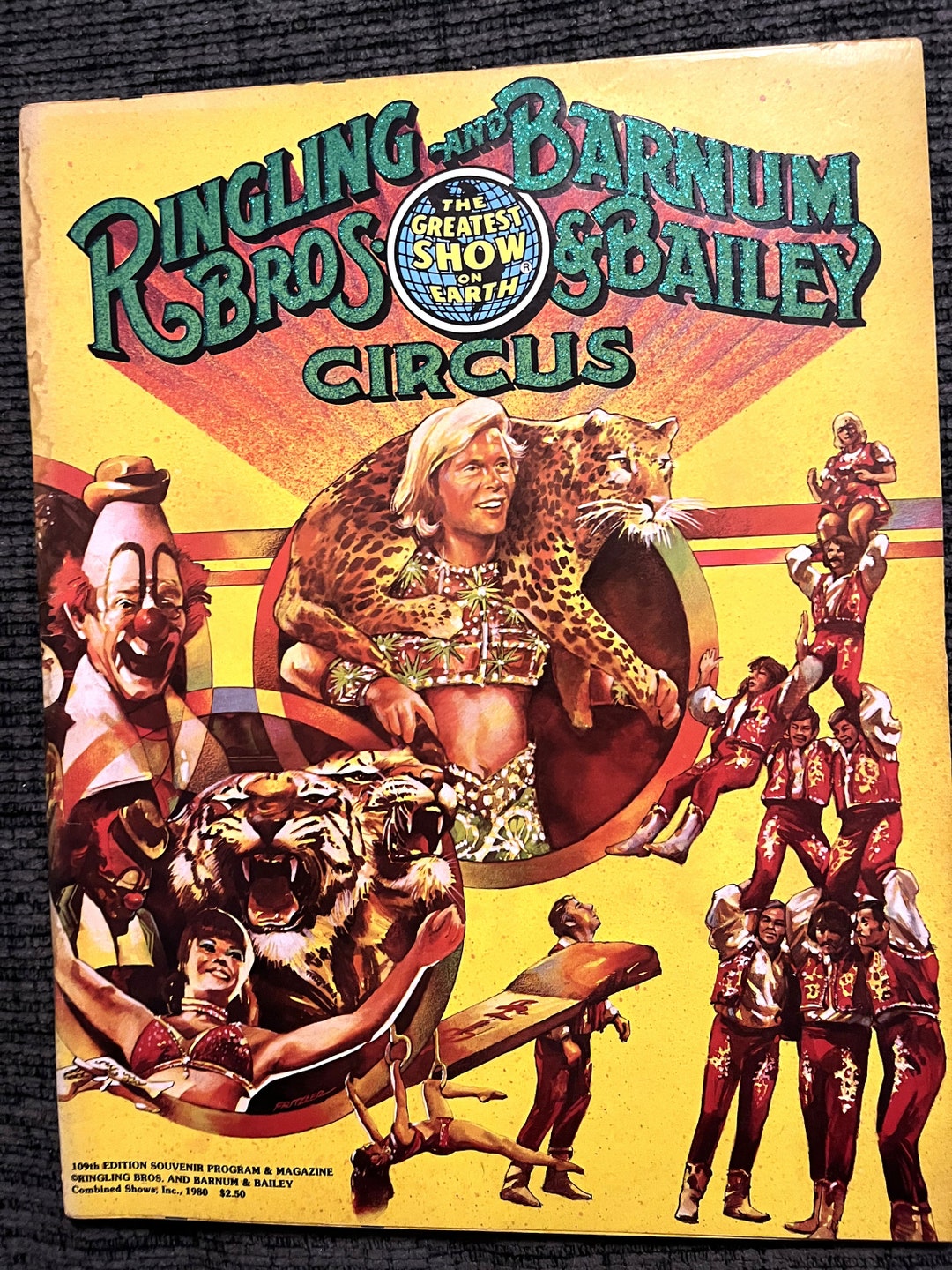 1980 Ringling Bros. Barnum & Bailey Circus Bicentennial Program W ...
