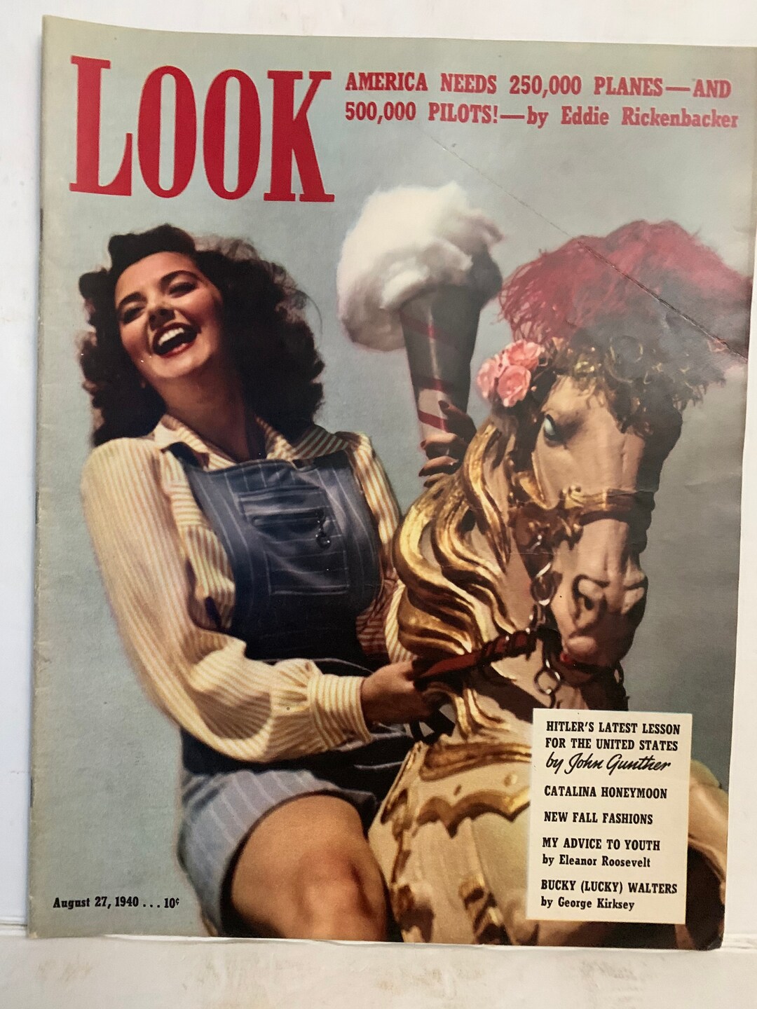 Look Magazine August 27 1940 Ann Rutherford John Gunther Eleanor ...