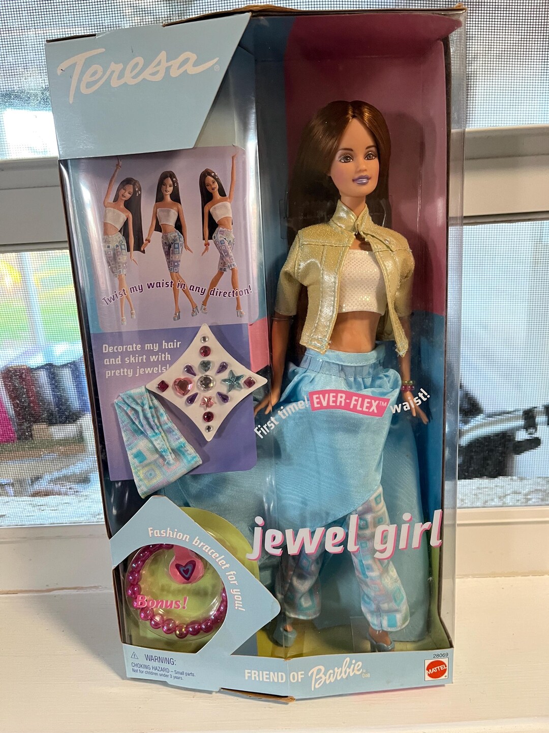 Jewel Girl Teresa Friend of Barbie Doll Flex Waist 2000 Mattel # 28069 ...