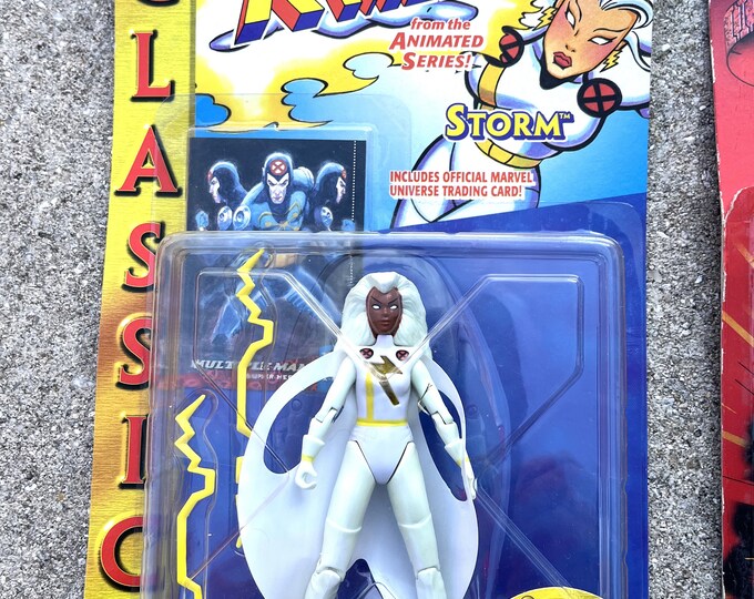 1995 Toybiz X Men Storm Power Glow Action Figure Animated Series Marvel Classics 43129 Christmas