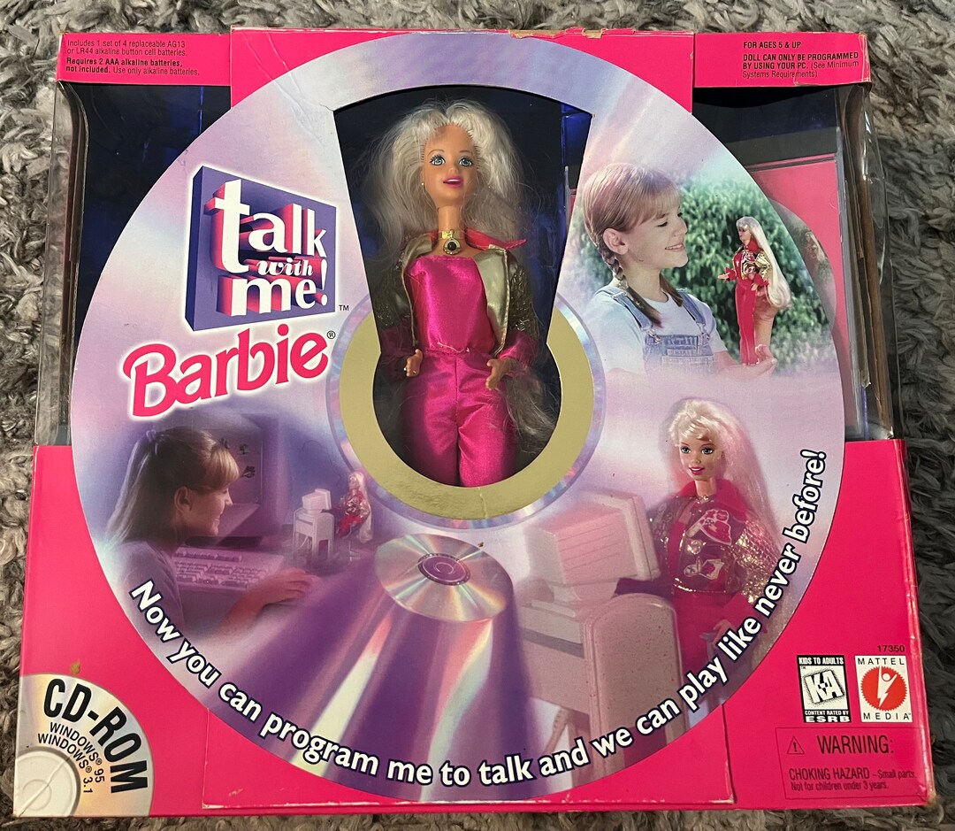 1997 Talk With Me Barbie Doll W CD Mattel # 17350 W Box - Etsy